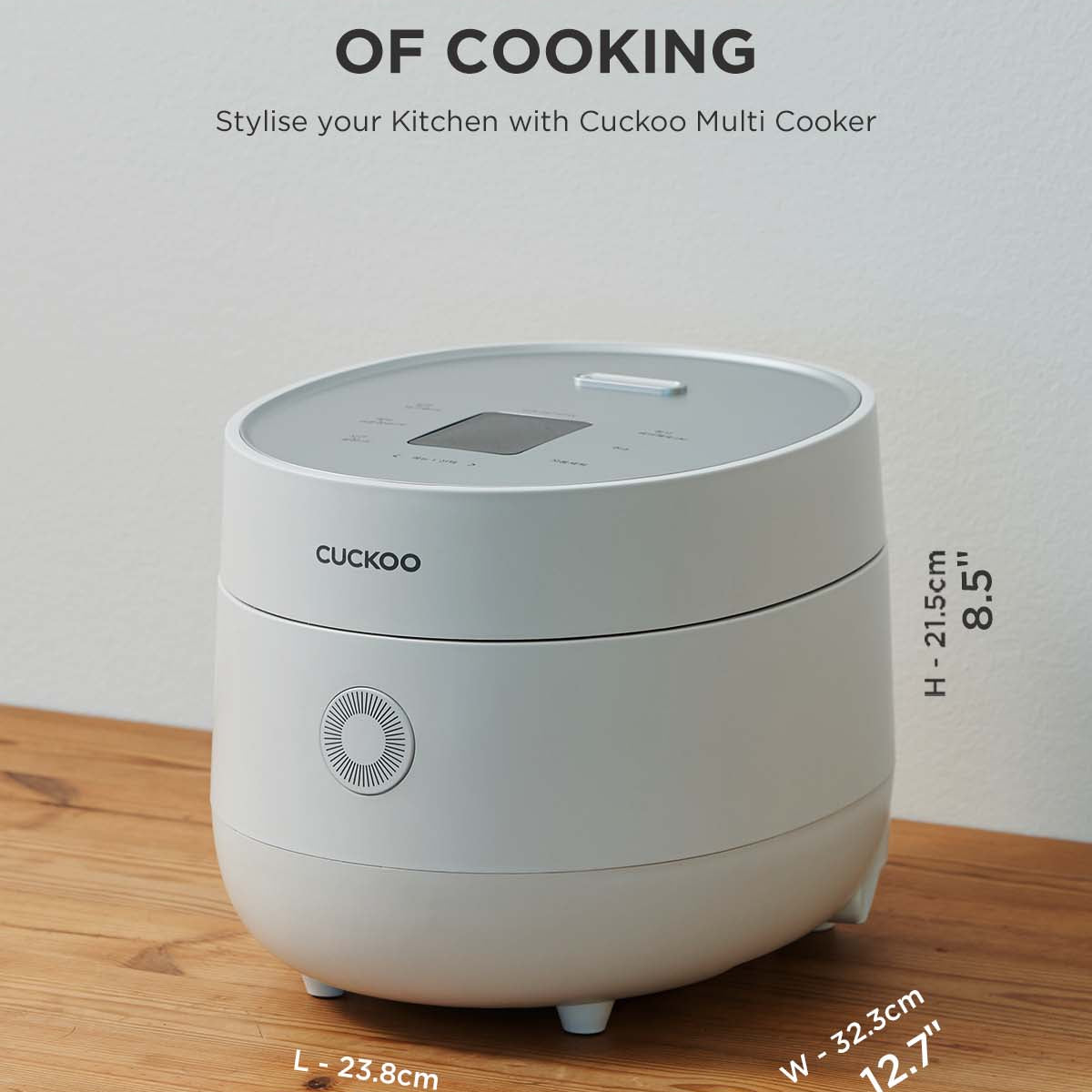 Cuckoo Multifunctional Cooker 2 Litre | 580 Watt |Digital Display| (CR ...